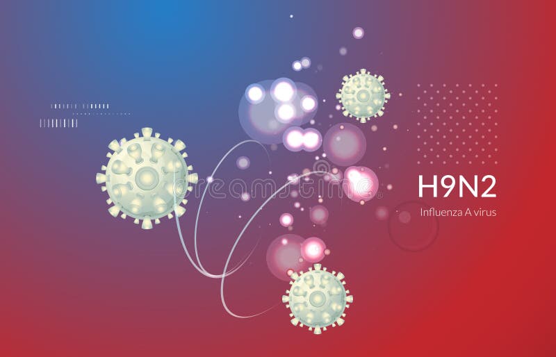 Influenza a Virus Subtype H9N2 Background - Illustration Stock ...