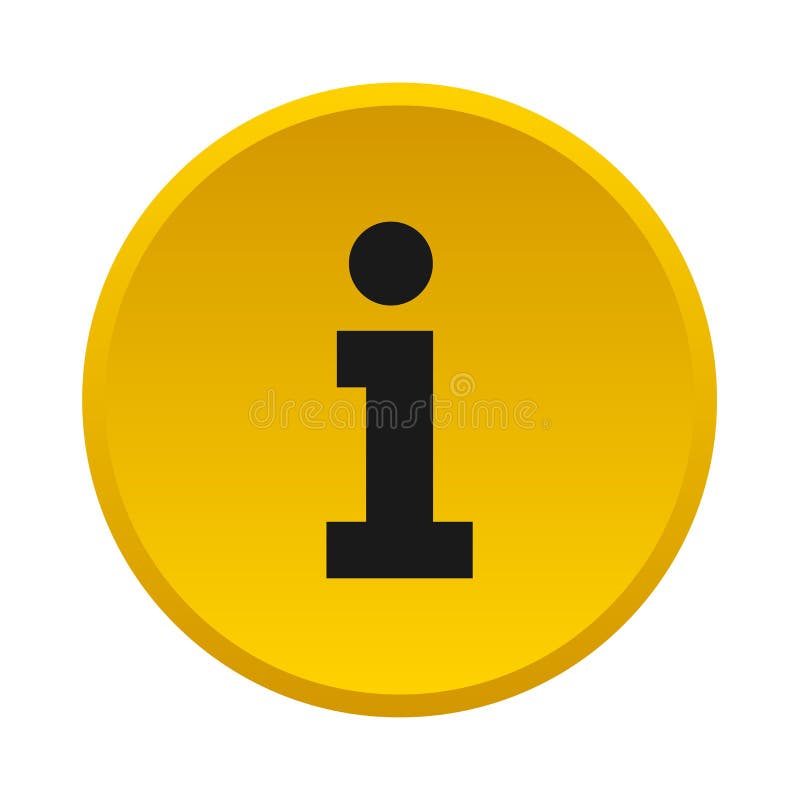 Info icon symbol button stock vector. Illustration of company - 241036746