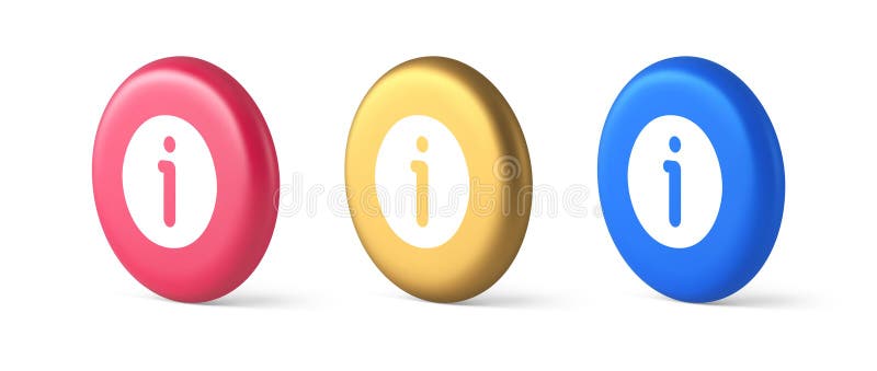 Info Button Information Character FAQ Question Answer Help Support Web ...