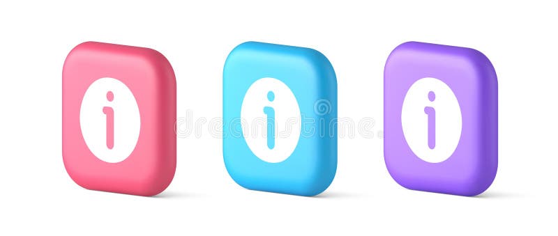 Info Button Information Character FAQ Question Answer Help Support Web ...