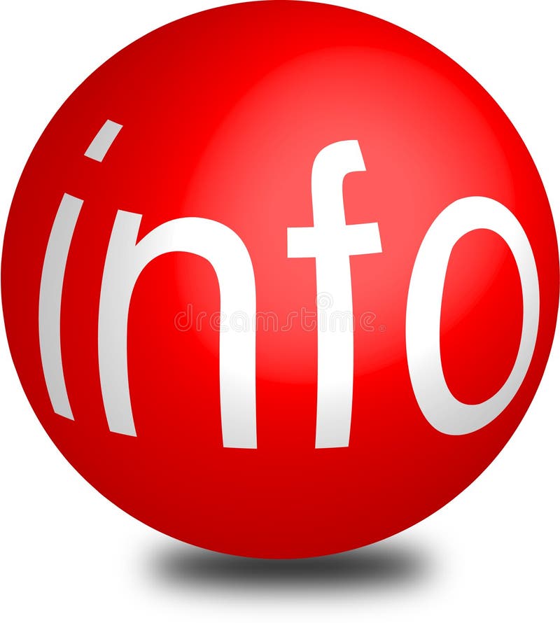 Info Button Red Aqua Sphere 3d Stock Illustration - Illustration of ...