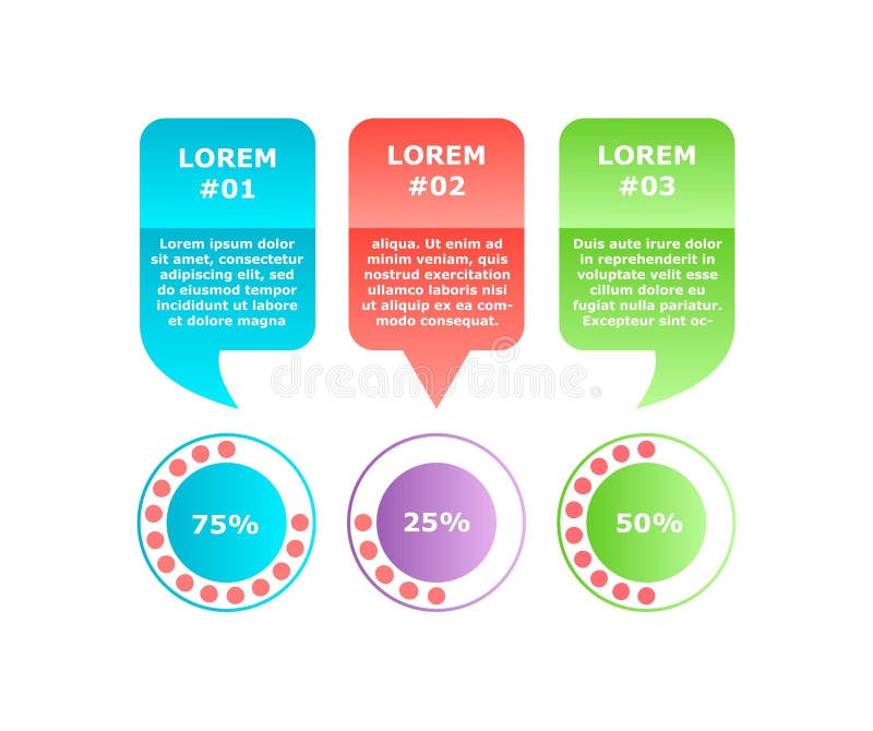 Info buttons concept stock vector. Illustration of percent - 272601821