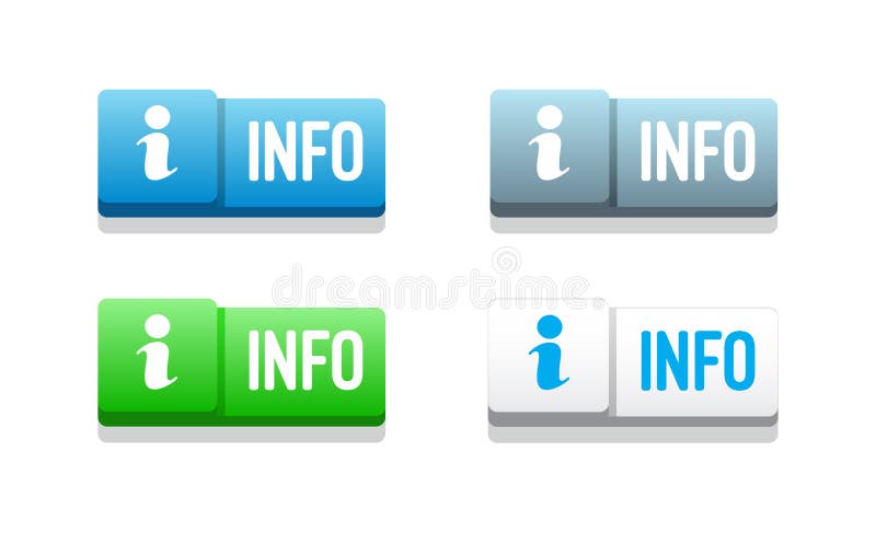 Website & App UI Buttons Stock Vector - Illustration of mail, site ...