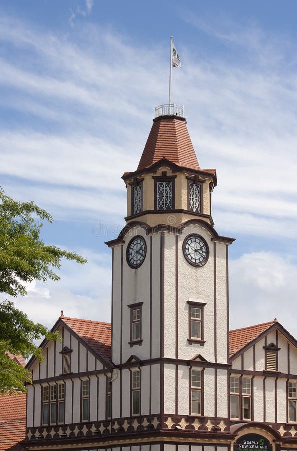 Info Centre, Rotorua stock image. Image of australasia - 35683721