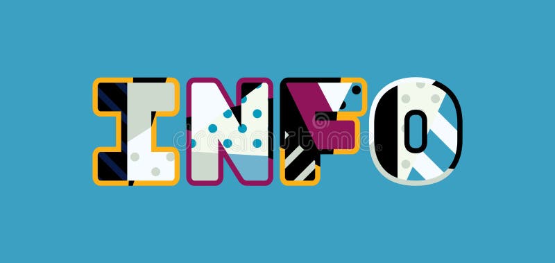 Info Concept Word Art Illustration Stock Vector - Illustration of ...