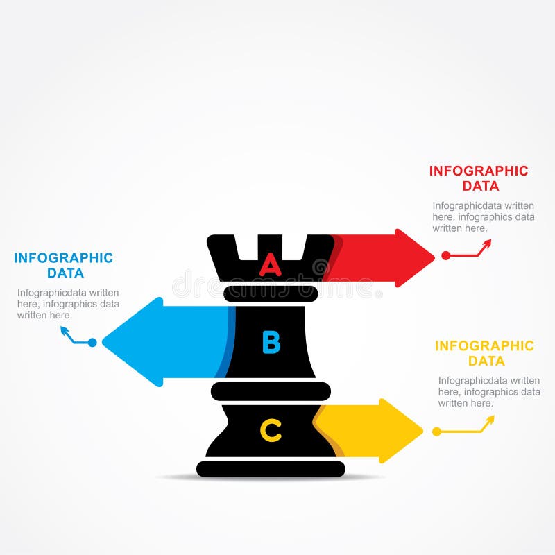 Info-graphic by Chess Knight Rook Design Stock Vector - Illustration of ...