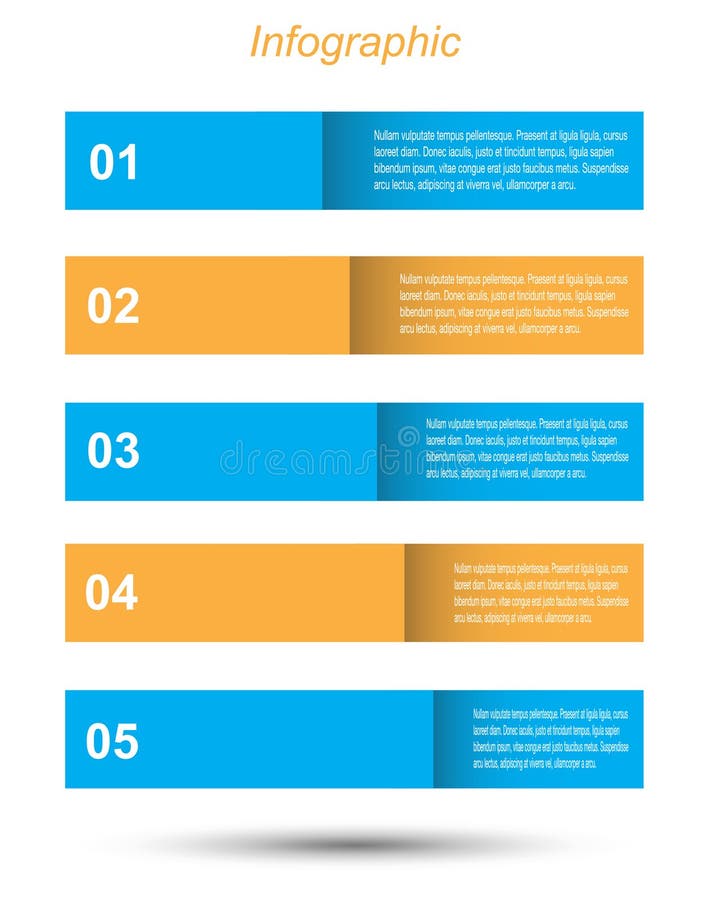 Info-graphic Design Template. Stock Vector - Illustration of collection ...