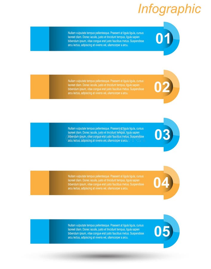 Info-graphic Design Template. Stock Vector - Illustration of object ...