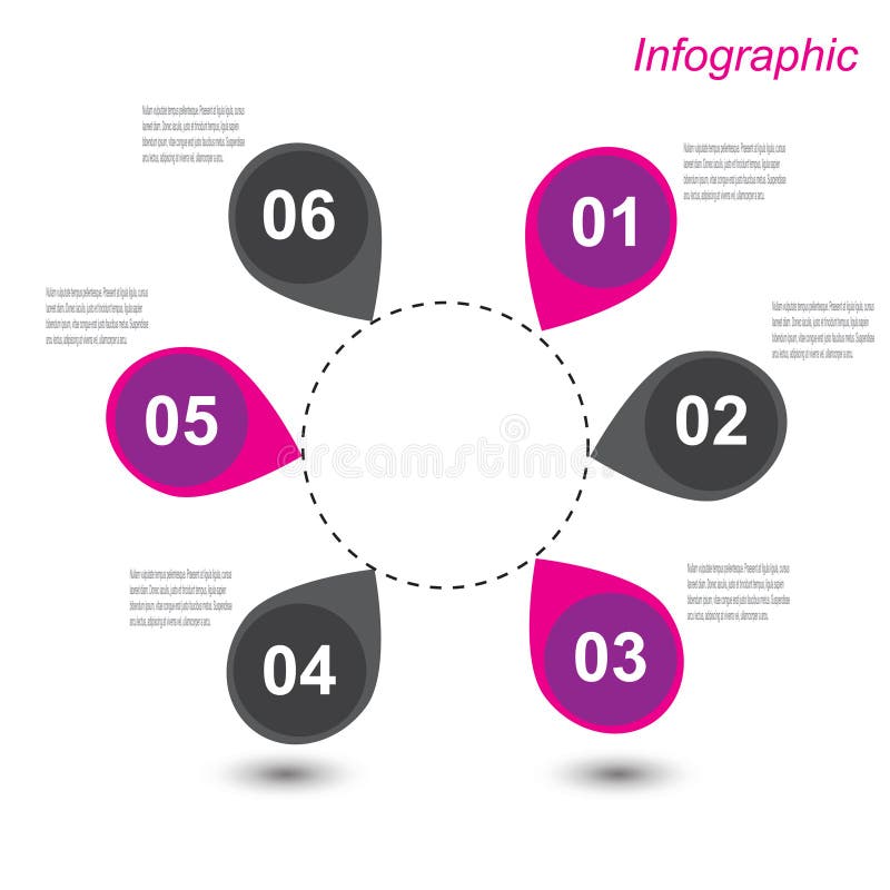 Infographic Design Template. Stock Vector - Illustration of economics ...