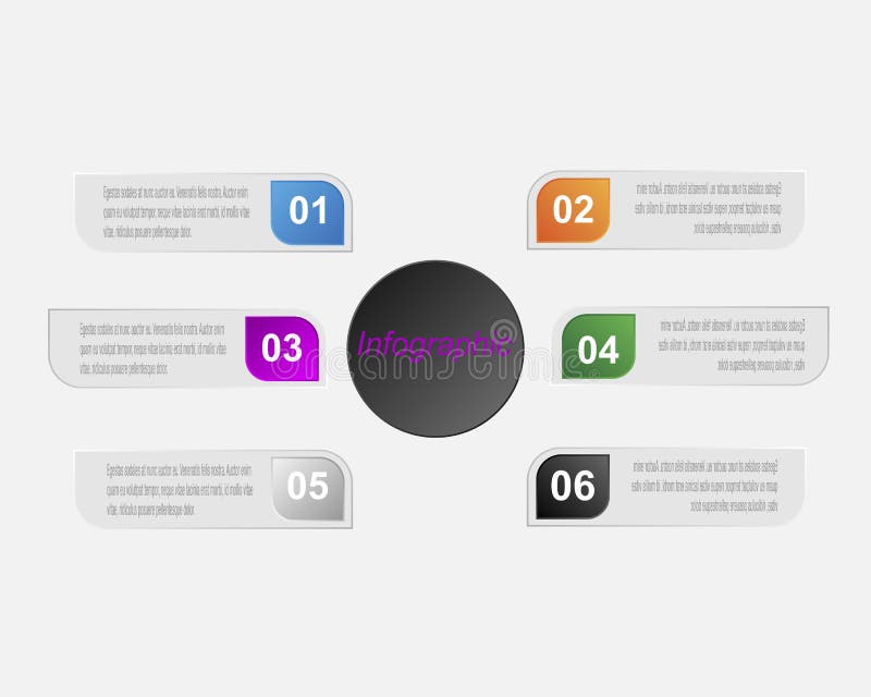 Info-graphic Display Template. Stock Vector - Illustration of concept ...