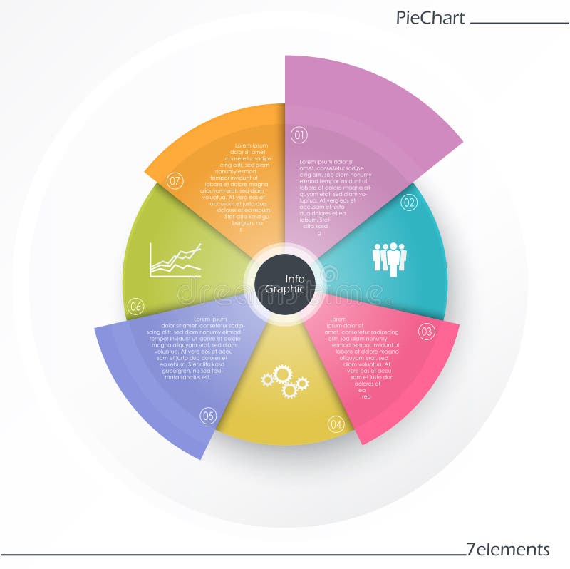 Info Graphic Process Graphic Template Stock Vector - Illustration of ...