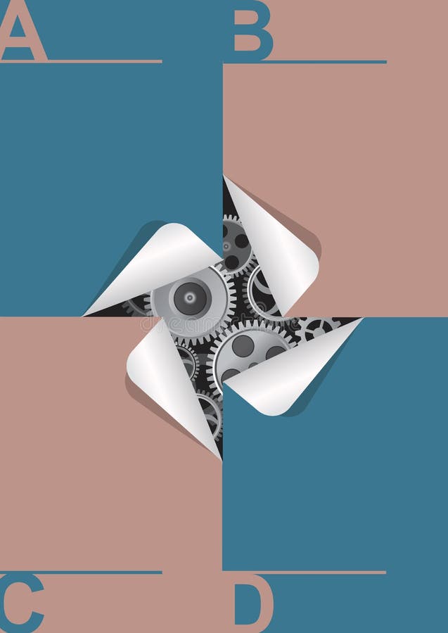 Info Graphic Stickers Design Template. Stock Vector - Illustration of ...