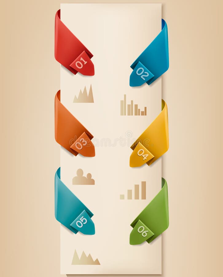Info Graphics Banner with Numbers. Stock Vector - Illustration of ...
