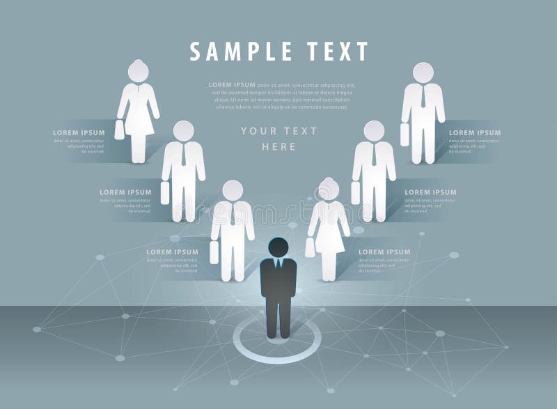 Info Graphics Design Template, Team Business Data Process Chart Stock ...