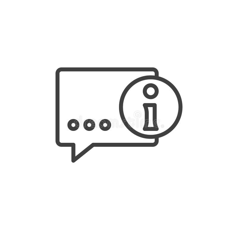 Info and help desk icon. stock vector. Illustration of flat - 276728118