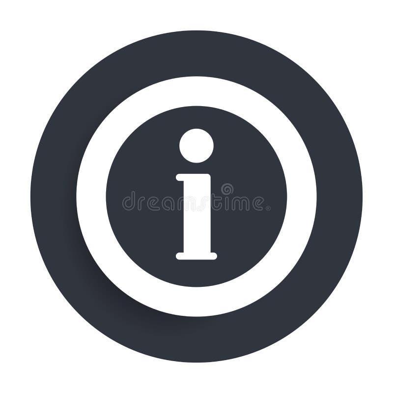 Info Icon Flat Vector Illustration Design Round Buttons Collection 6 ...