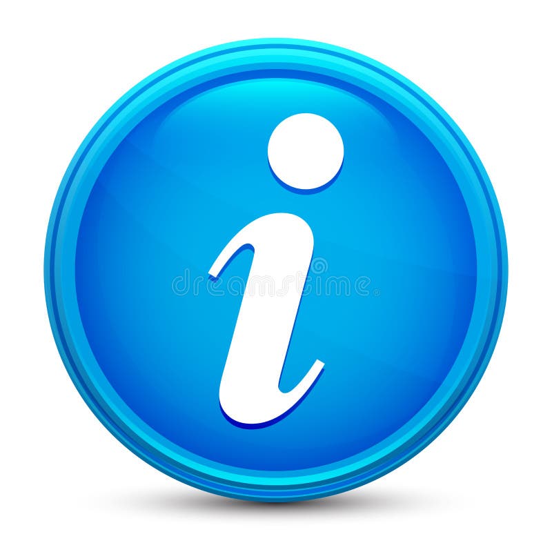 Info Icon Prime Blue Round Button Vector Illustration Design Silver ...