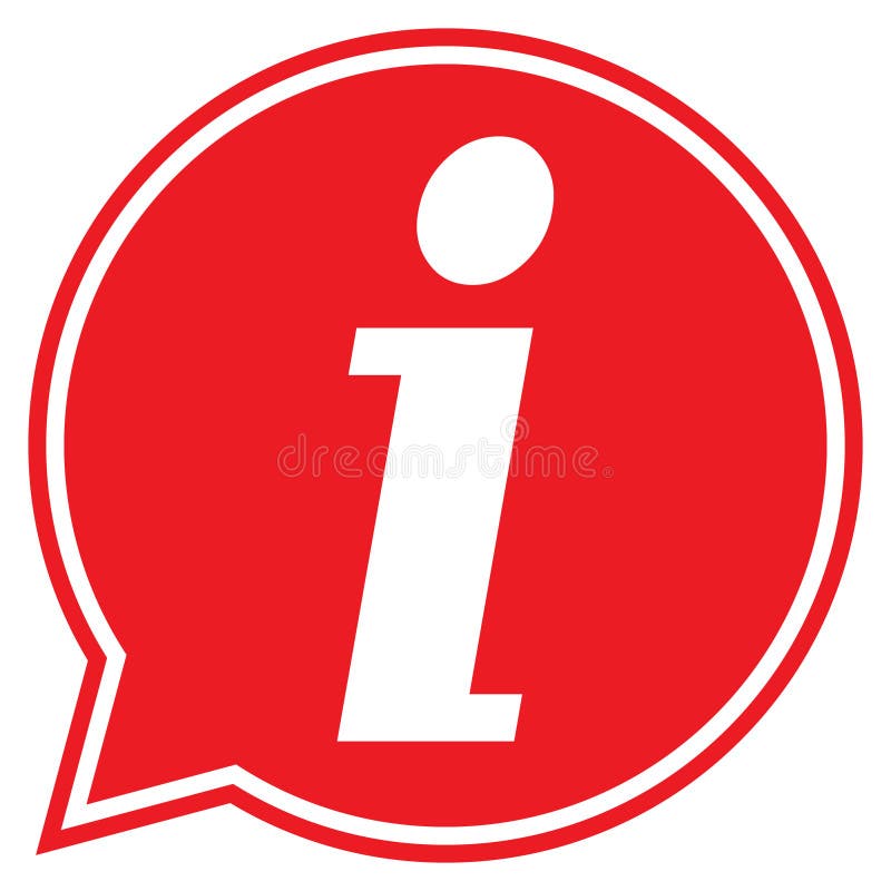 Info Icon, Information Sign Icon. Info Speech Bubble Symbol Stock ...