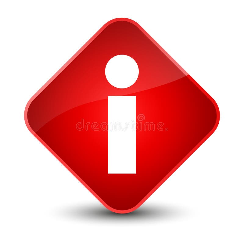Info Icon Elegant Red Diamond Button Stock Illustrations – 2 Info Icon ...