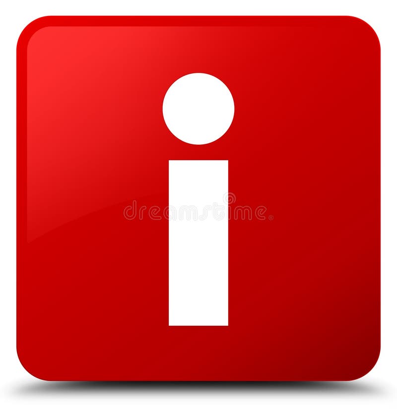 Exclamation Mark Icon Blue Square Button Stock Illustration ...