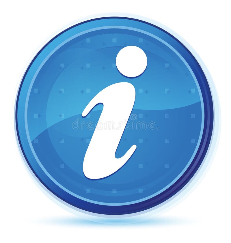Info Icon Midnight Blue Prime Round Button Stock Vector - Illustration ...