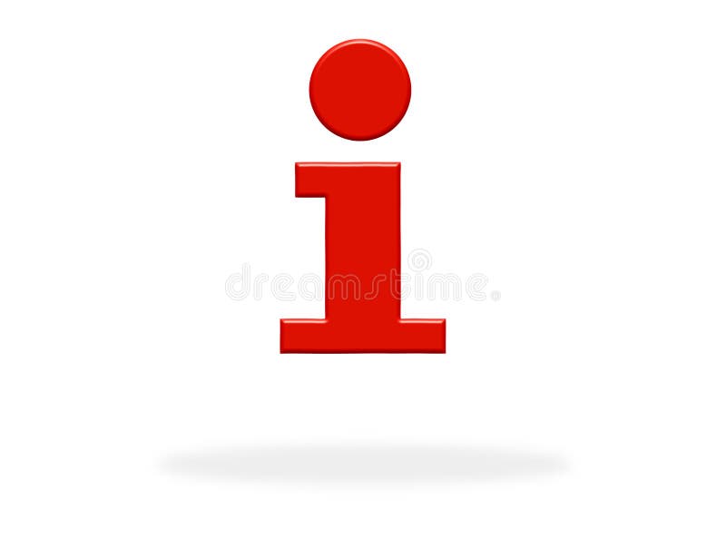 Info icon with red color stock illustration. Illustration of ...