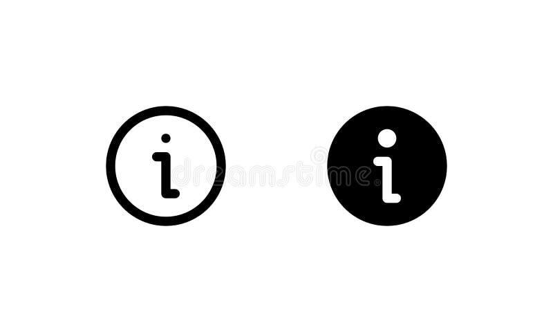 Info Icon that Represents Information or Detail Stock Vector ...