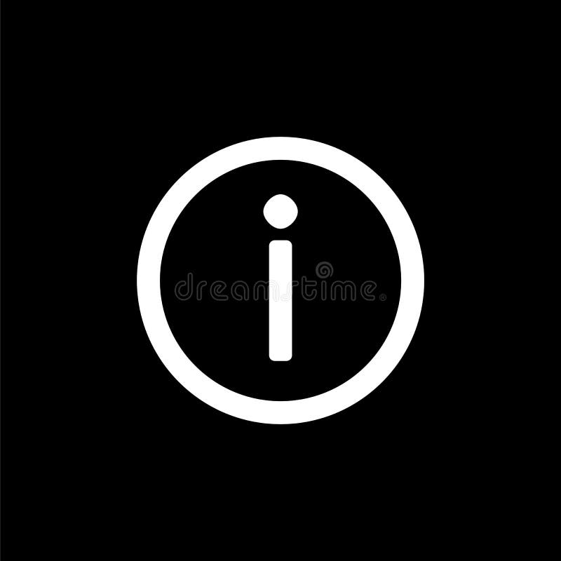 Info Icon for Simple Flat Style Ui Design Stock Vector - Illustration ...