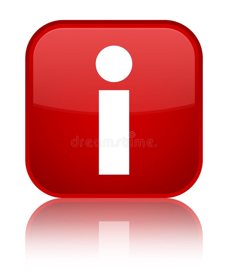 Info Icon Special Red Square Button Stock Illustration - Illustration ... Info Icon Special Red Square Button Stock Illustration - Illustration ...