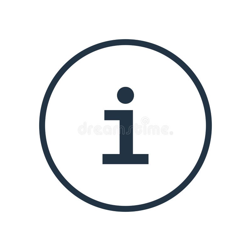 Info Icon Vector Isolated on White Background, Info Sign Stock Vector ...