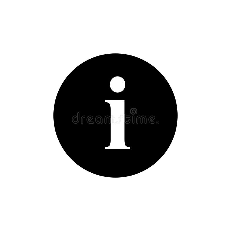Info Icon Set. Inform Vector Symbol. I Button. Faq Sign Stock ...