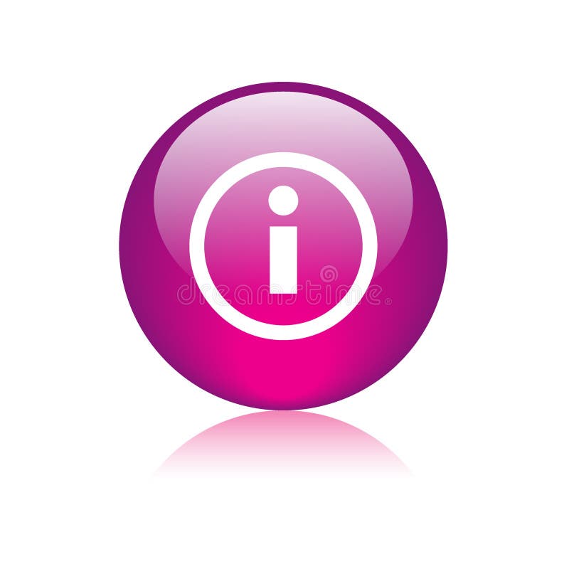 Info Icon Web Button Golden Yellow Stock Illustration - Illustration of ...