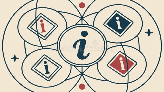 Info Icons Pattern Illustration, Information Symbols and Interface ...