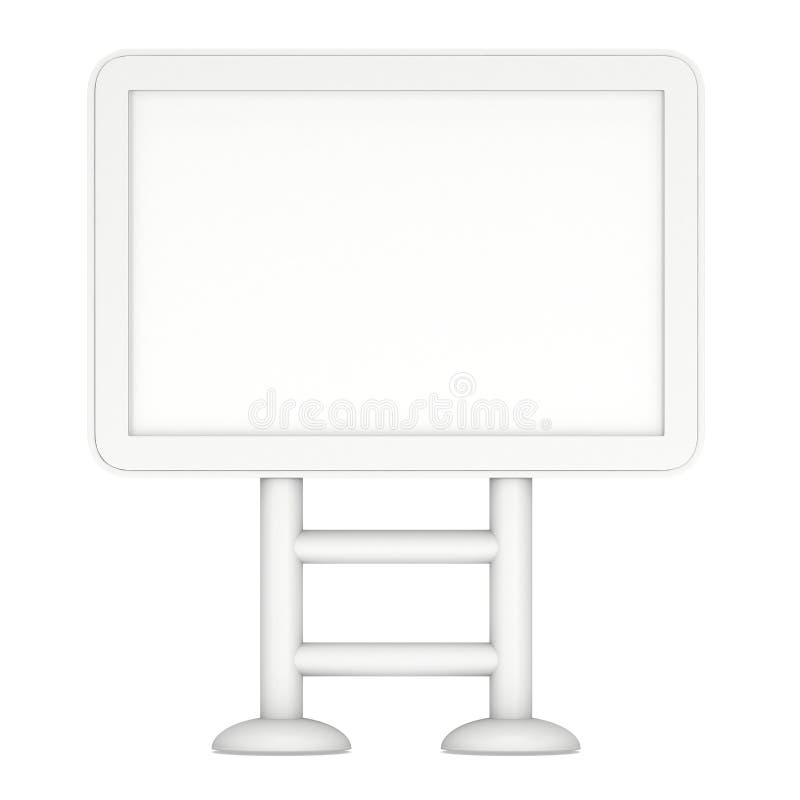 Info LCD Screen Floor Stand Set. Stock Illustration - Illustration of ...