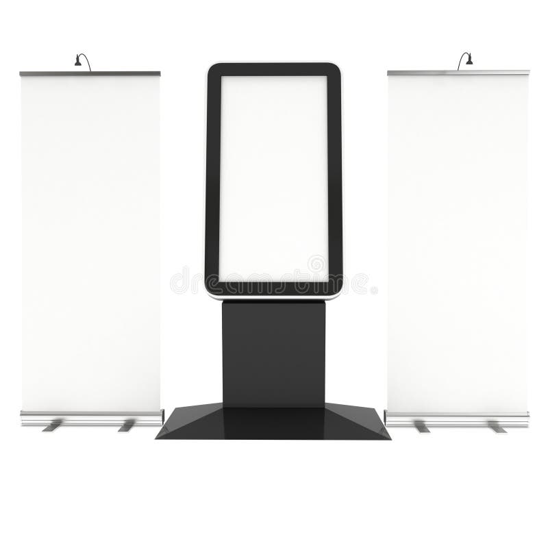 Lcd Screen Floor Stand Roll Up Stock Illustrations – 32 Lcd Screen ...