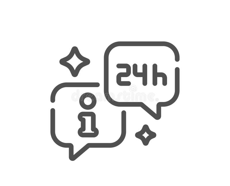 Info App Line Icon. Hand Hold Phone Sign. Gradient Blur Button. Vector ...