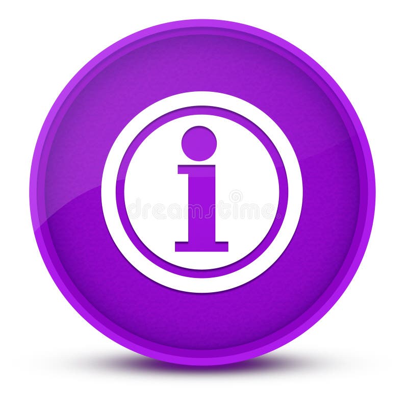 Info Luxurious Glossy Purple Round Button Abstract Stock Illustration ...