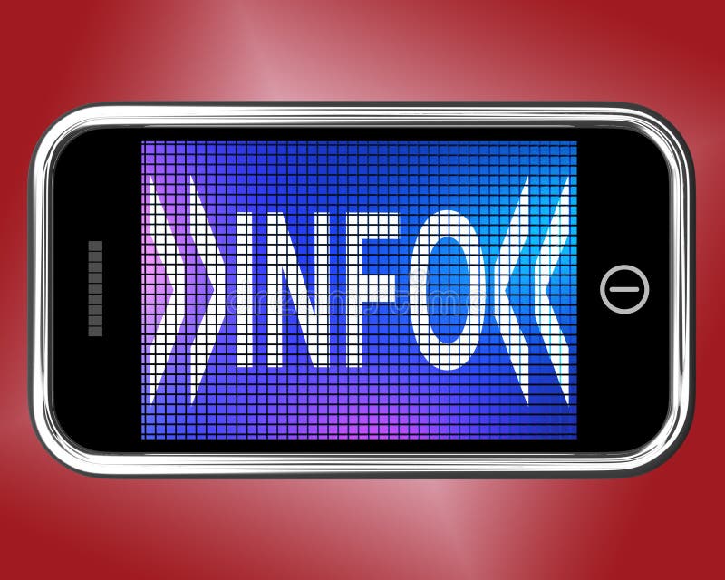 Info on Mobile As Symbol for Information or Answers Stock Illustration ...