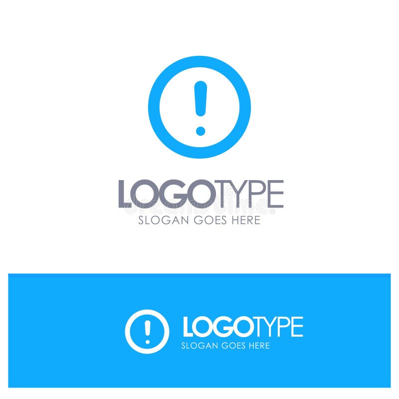 About, Info, Note, Question, Support Blue Solid Logo with Place for ...