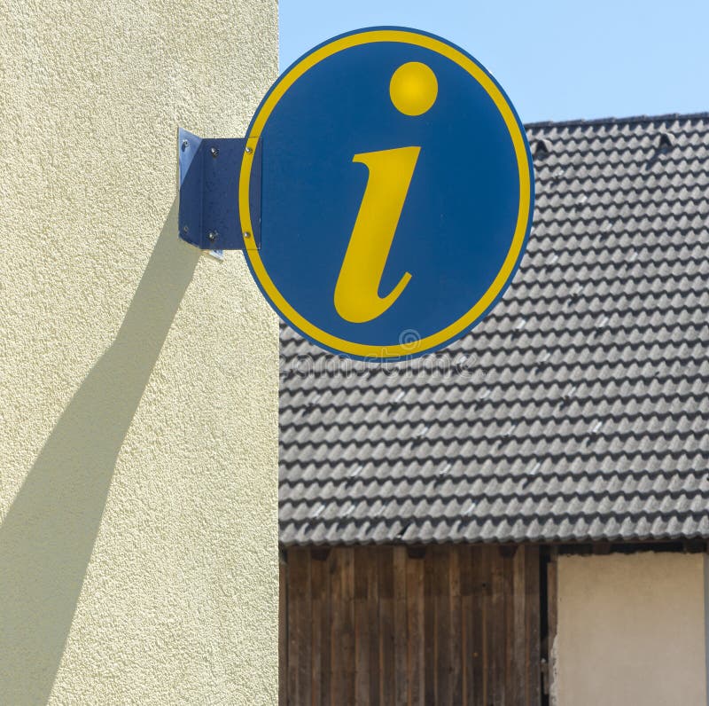 Info point sign stock photo. Image of isolated, place - 190196340