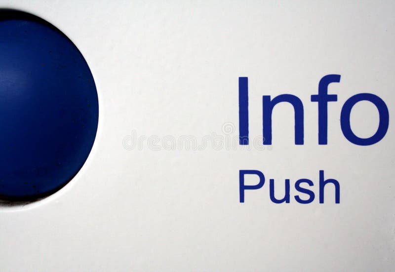 Info Push stock image. Image of internet, assertion, advice - 535883