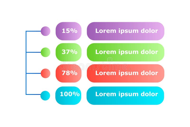 Info scheme concept stock illustration. Illustration of progress ...