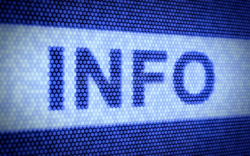 Info screen stock illustration. Illustration of knowledge - 25902375