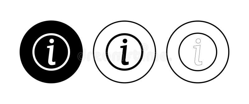 Info Sign Icon . about Us Icon Vector. Faq Icon Stock Vector ...