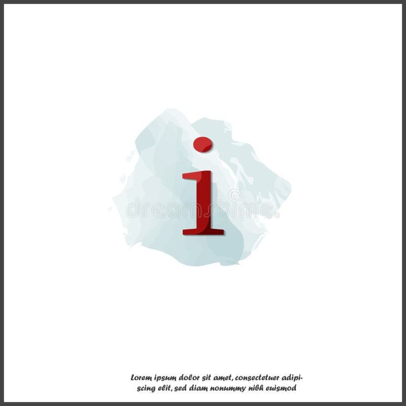 Info Sign Vector Icon on White Isolated Background Stock Vector ...