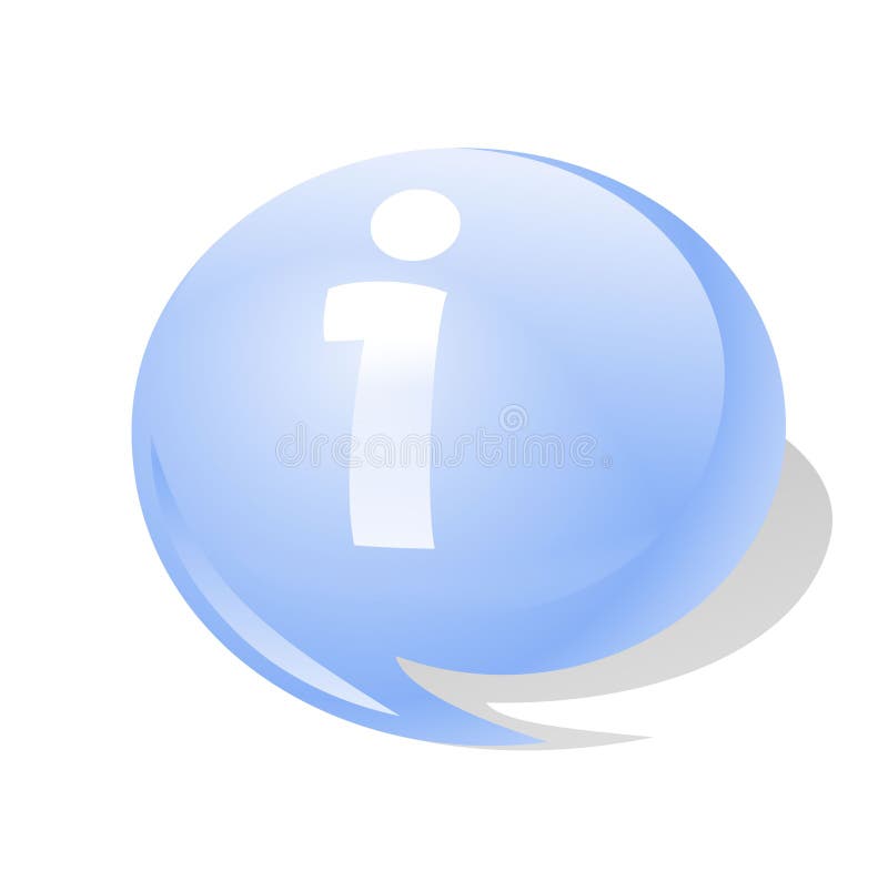 3D man with INFO symbol stock illustration. Illustration of ...