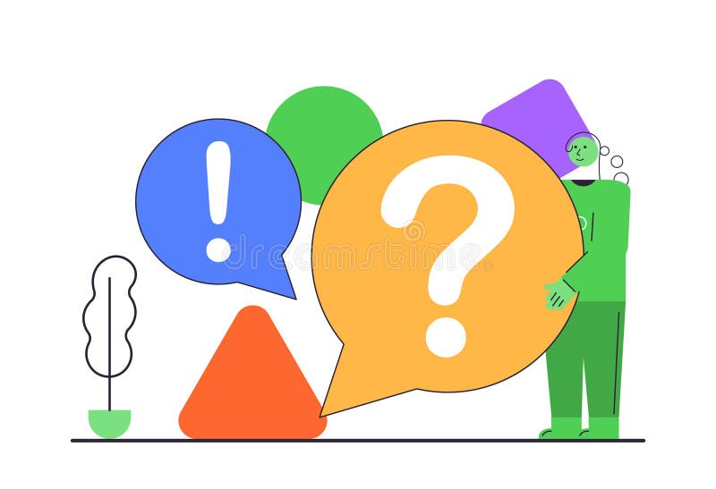 Info Symbol with Information Stand for Support and Help Tiny Persons ...