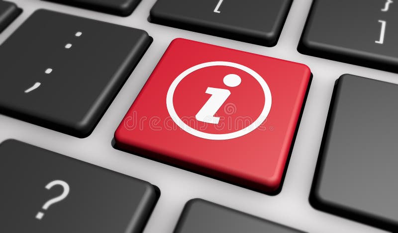 Info Symbol Online Information Computer Button Stock Illustration ...