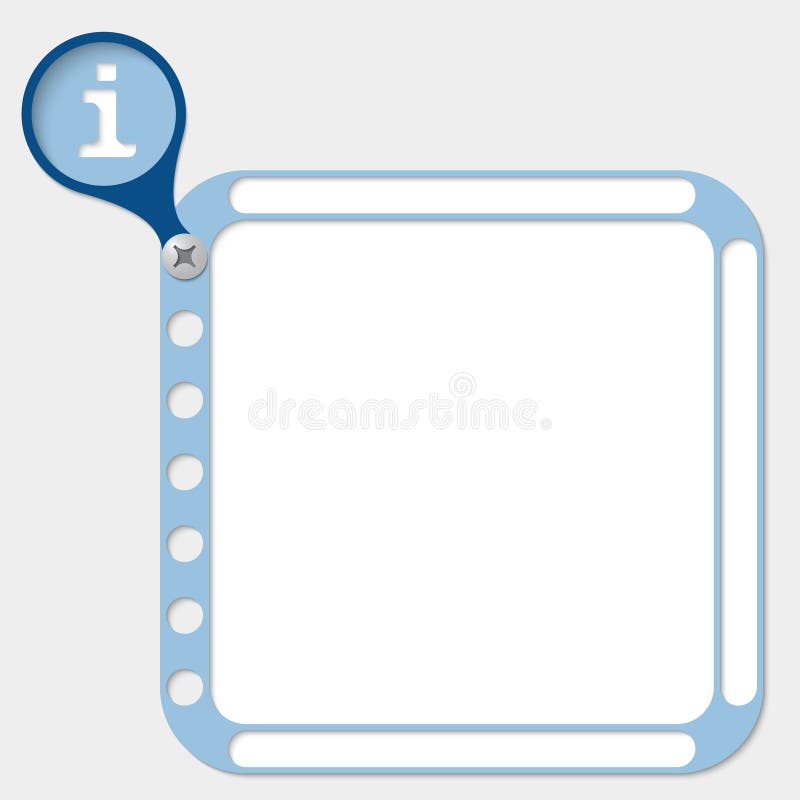 Info symbol stock vector. Illustration of head, perforated - 49534135