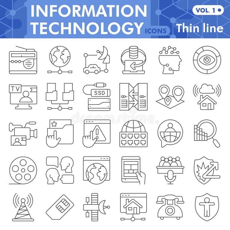 Info Tech Symbols Stock Illustrations – 3,693 Info Tech Symbols Stock ...